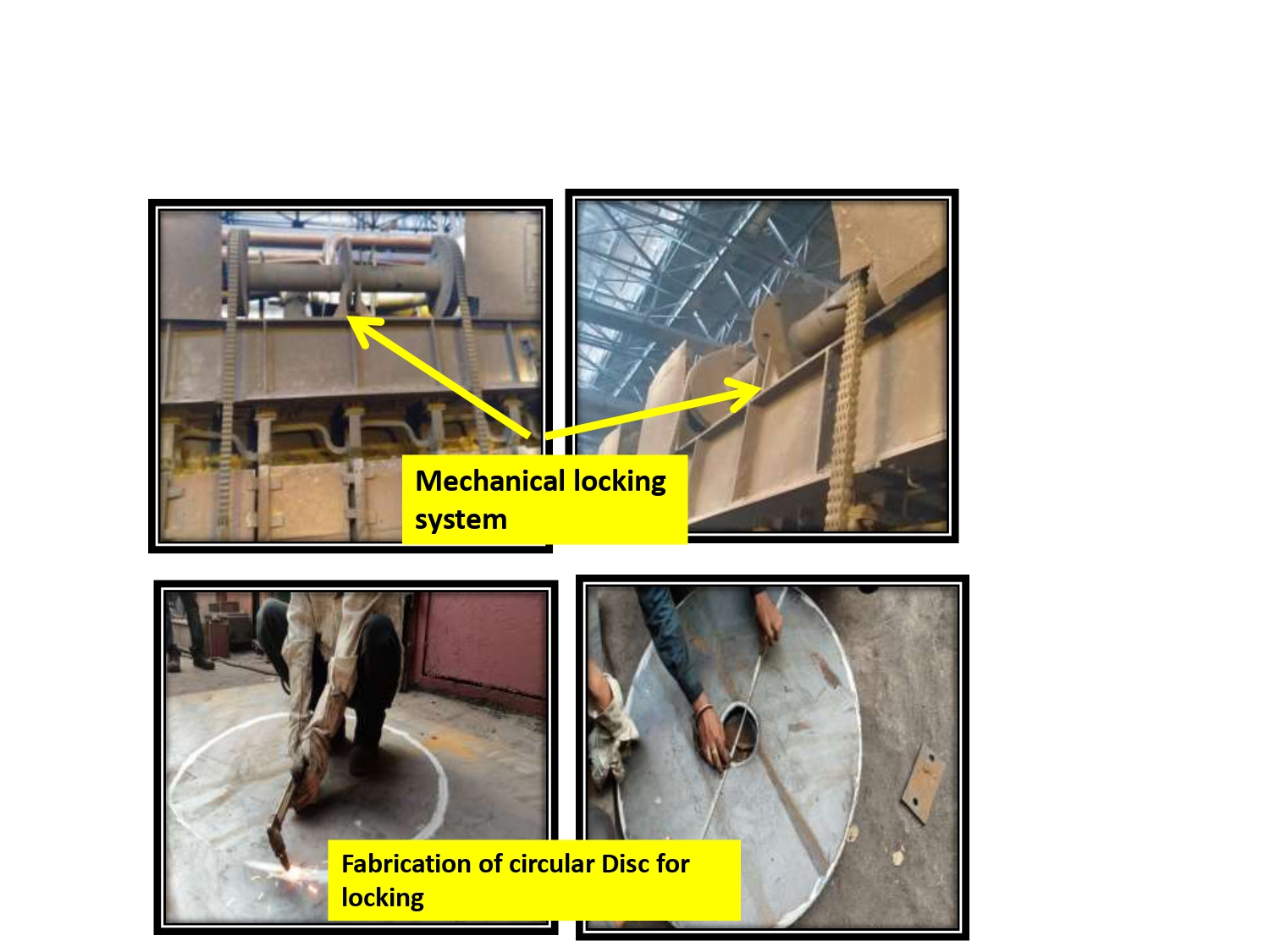 Changing discharge door cylinder in RHF